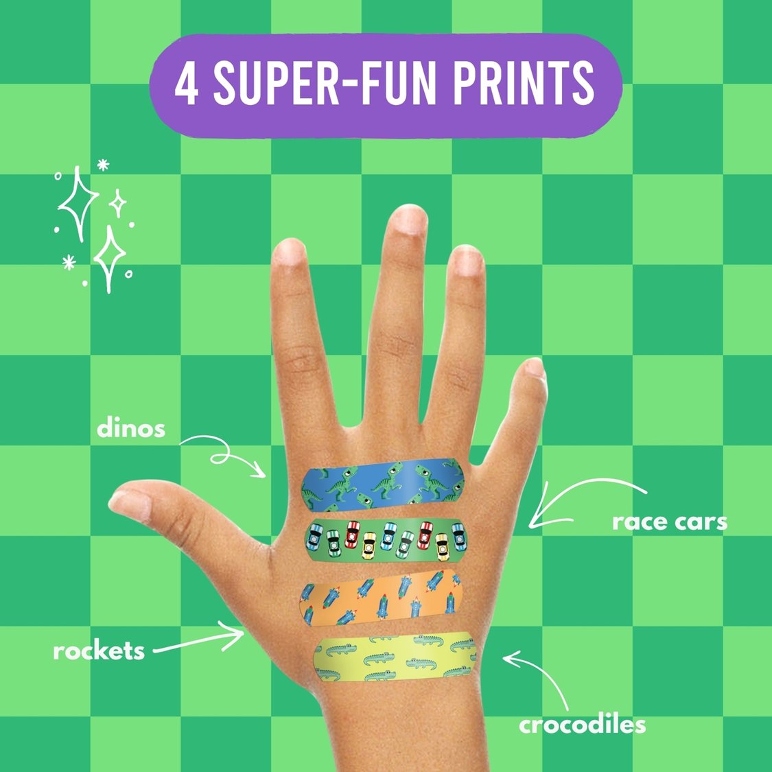 Buy Ouchie Printed Adhesive Bandages (20 Strips) from Ouchie at just ...