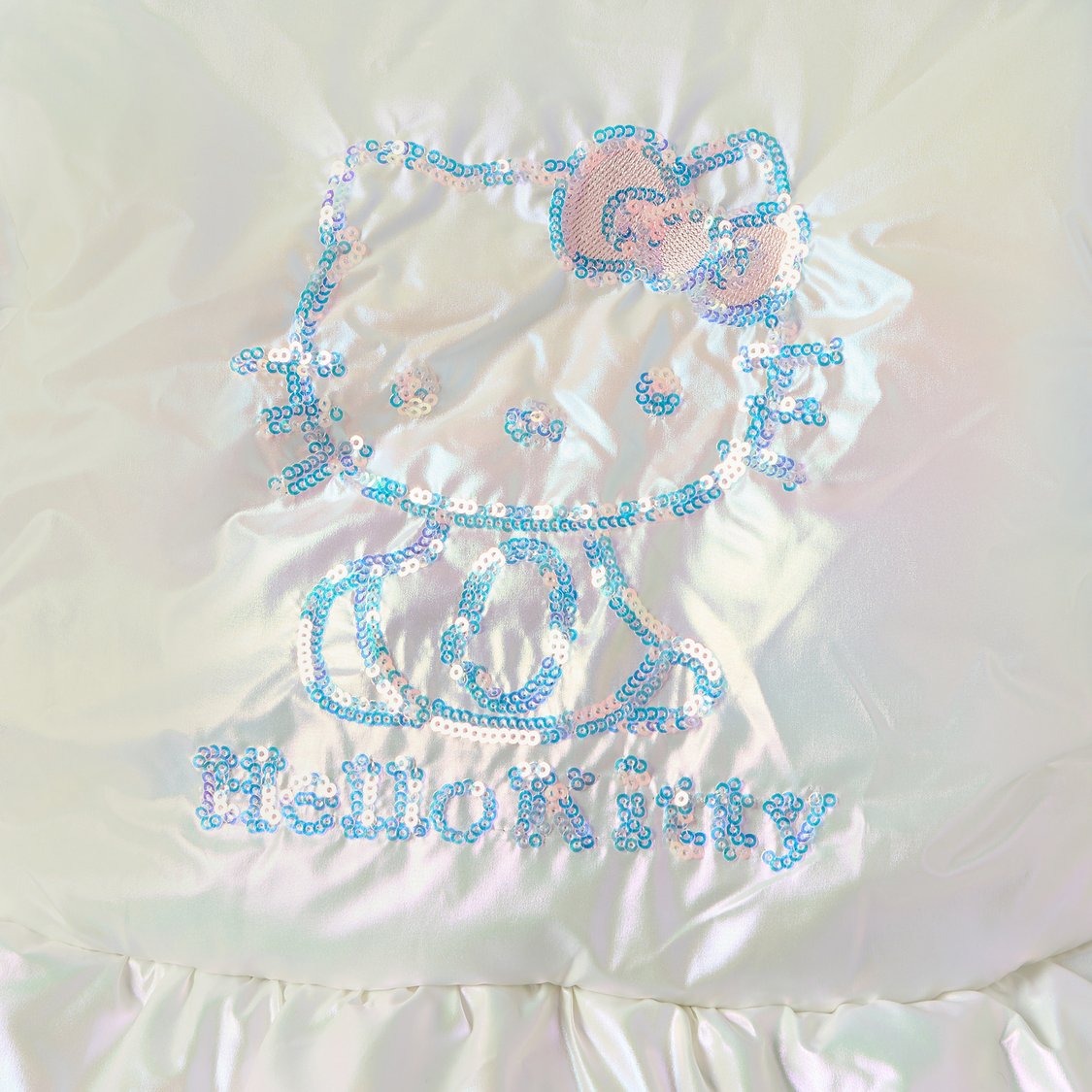 Buy Juniors Hello Kitty Applique Hooded Puffer Jacket from Juniors at ...