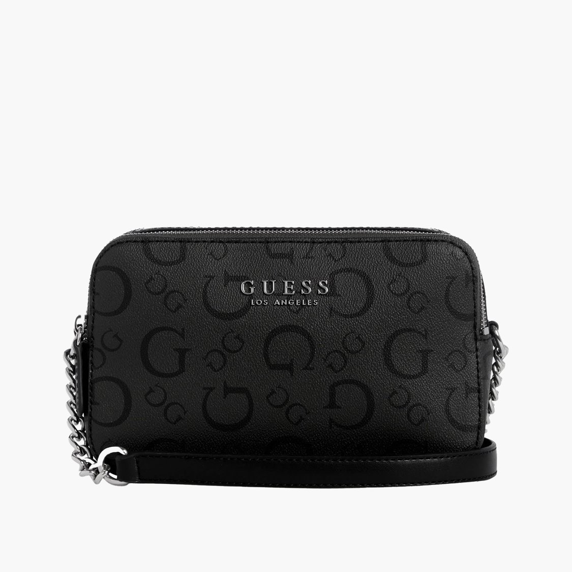 Buy GUESS Monogram Print Crossbody Bag from Guess at just INR 7500.0