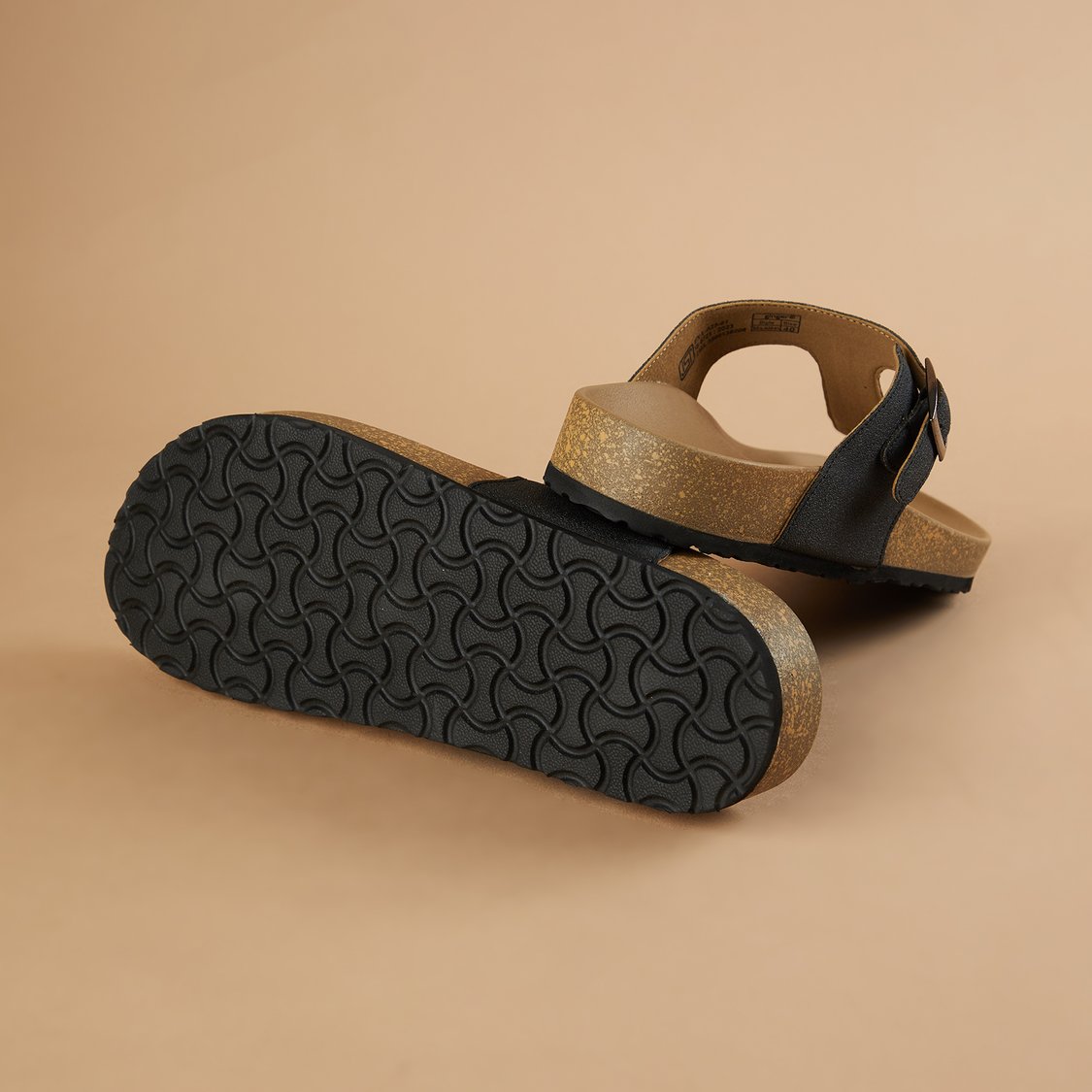 Buy GINGER Solid Sandals from Ginger at just INR 999.0