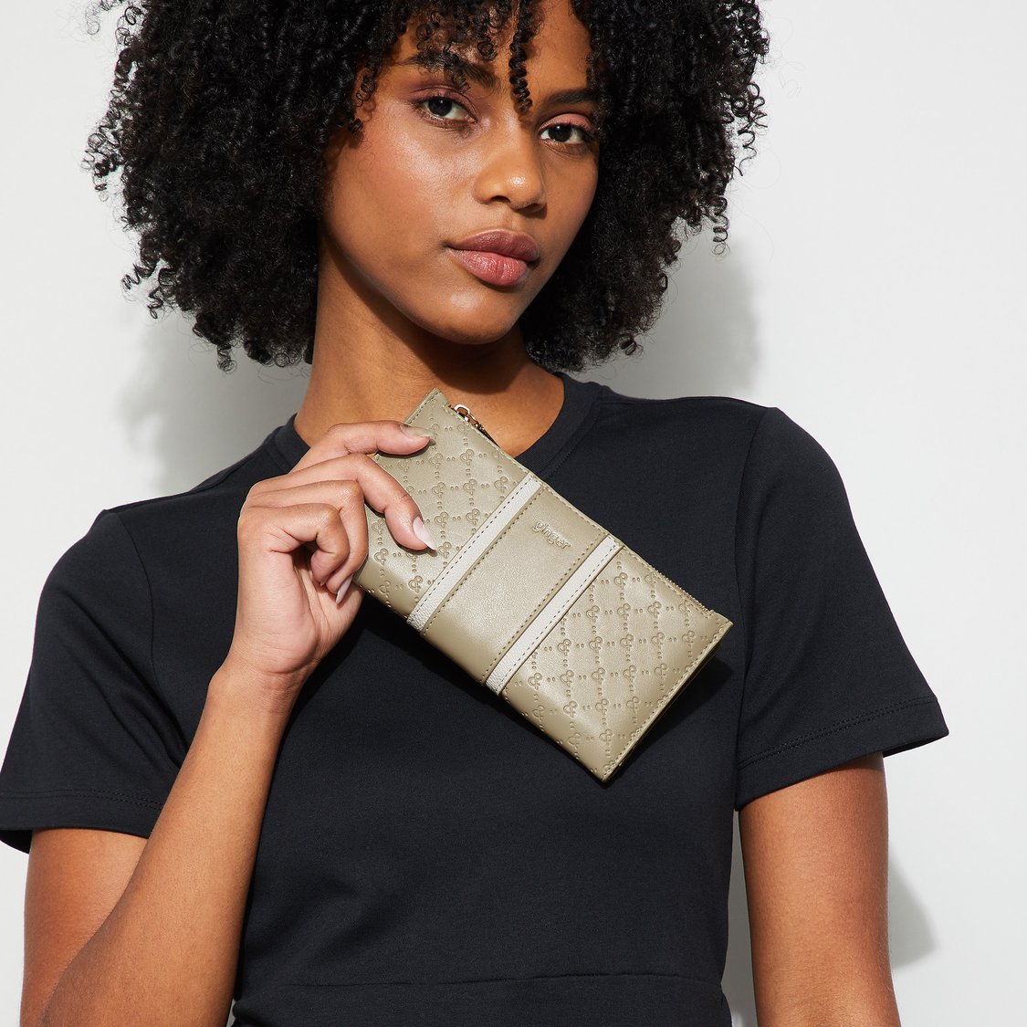 Buy GINGER Debossed Bi-Fold Wallet from Ginger at just INR 999.0