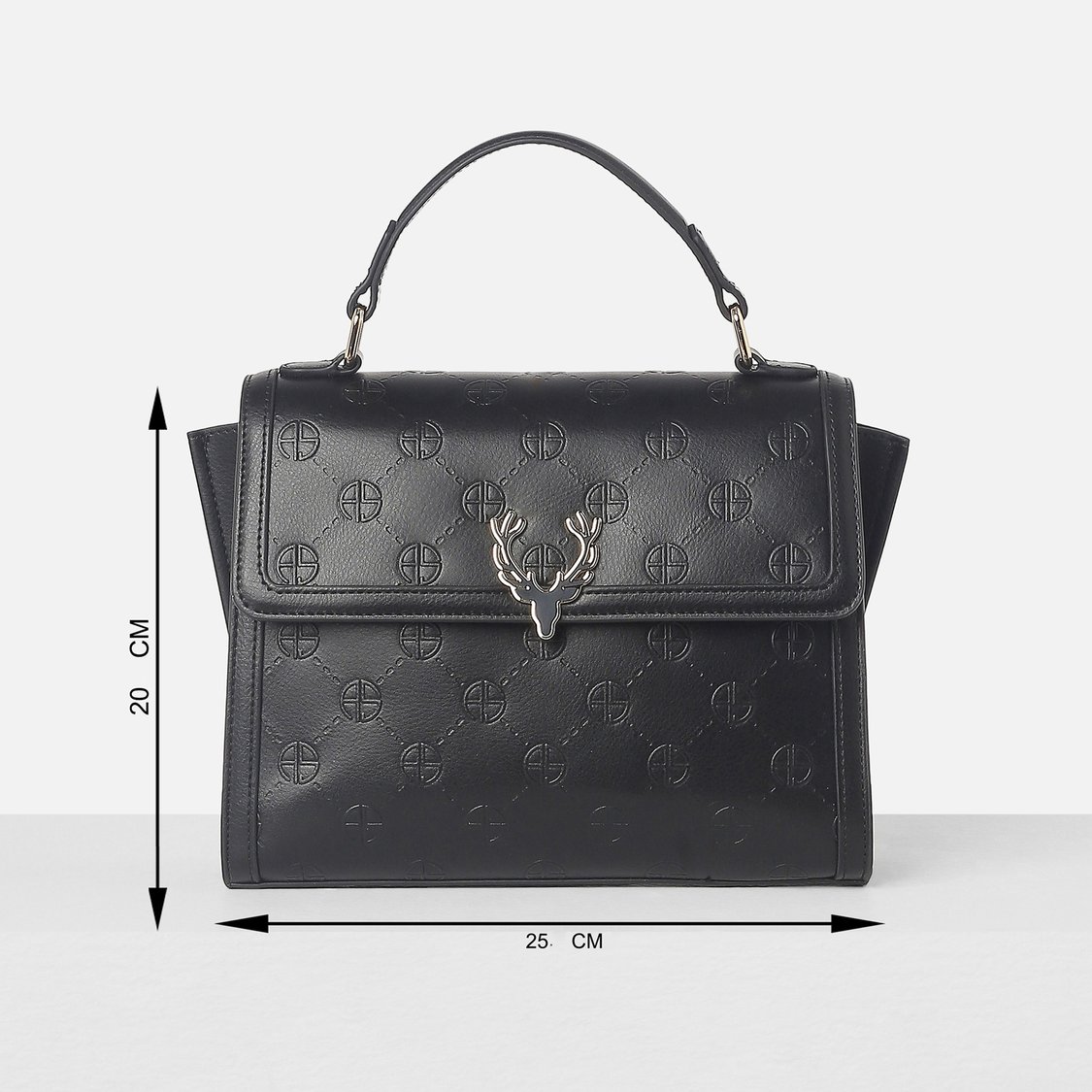 Buy ALLEN SOLLY Monogram Debossed Handheld Bag from Allen Solly at just ...