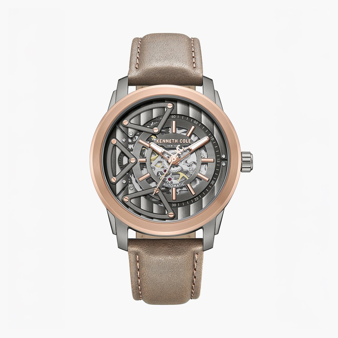 Buy KENNETH COLE Skeleton Automatic Wrist Watch - KCWGX0064902MNW from ...