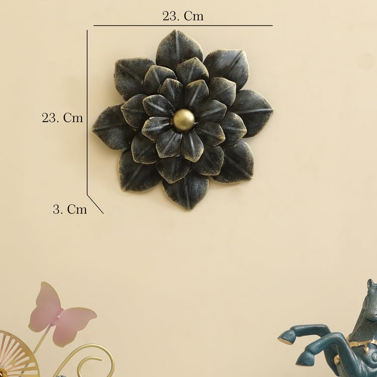 Buy VEDAS Mystical India Grace Metal Flower Wall Accent from Vedas at ...