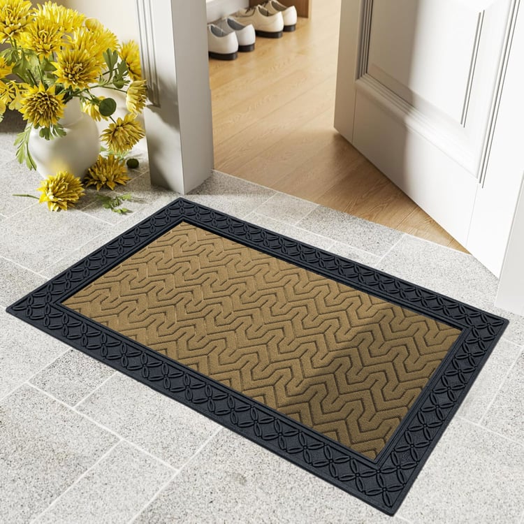 Buy LUXE HOME Coir Block Embossed Doormat - 75x45cm from Luxe Home at ...