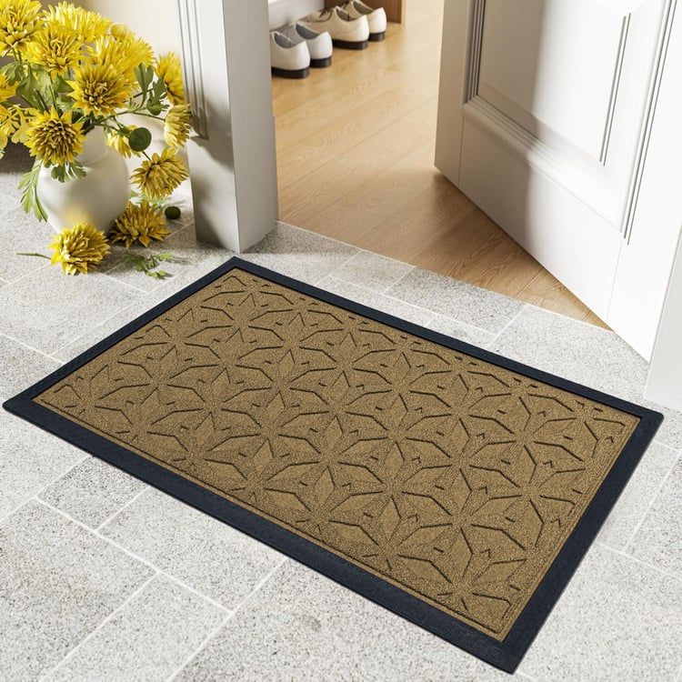 Buy LUXE HOME Coir Star Embossed Doormat - 75x45cm from Luxe Home at ...