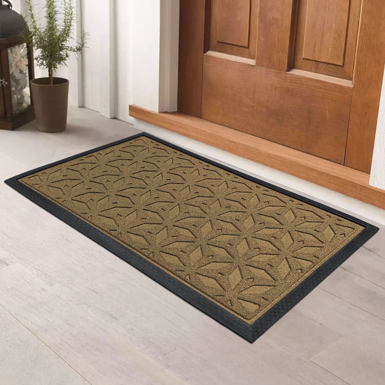 Buy LUXE HOME Coir Star Embossed Doormat - 75x45cm from Luxe Home at ...
