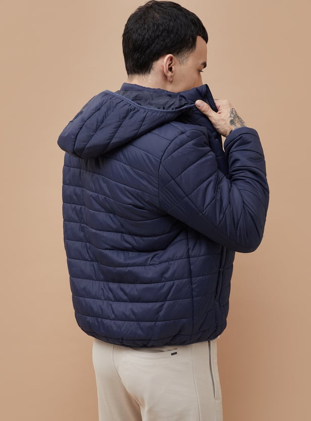 Buy FAME FOREVER Quilted Hooded Puffer Jacket from Fame Forever at just ...