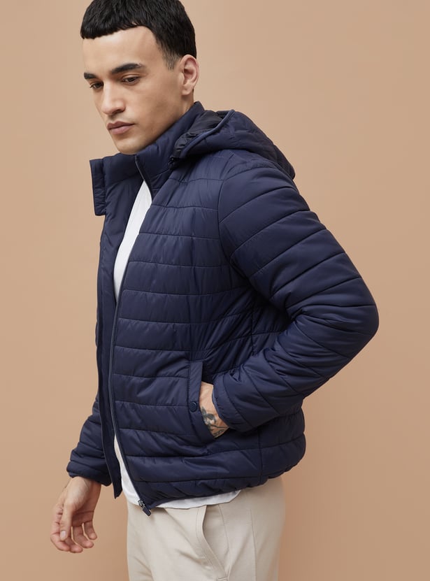 Buy FAME FOREVER Quilted Hooded Puffer Jacket from Fame Forever at just ...
