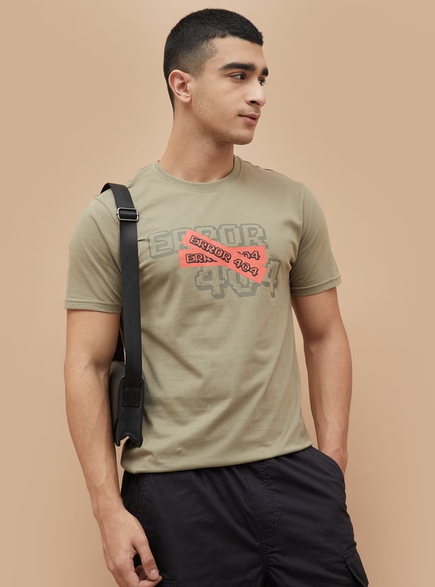 Buy FAME FOREVER Graphic Print T-shirt from Fame Forever at just INR 499.0