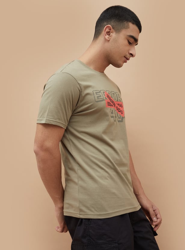 Buy FAME FOREVER Graphic Print T-shirt from Fame Forever at just INR 499.0