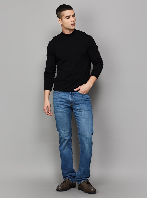 Buy LP JEANS Stonewashed Slim Straight Jeans from LP Jeans at just INR ...