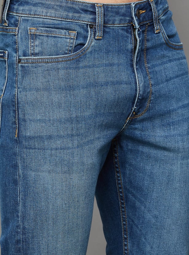 Buy LP JEANS Stonewashed Slim Straight Jeans from LP Jeans at just INR ...