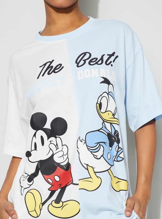 Buy GINGER Mickey Mouse Print T-shirt from Ginger at just INR 899.0