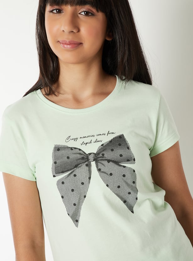 Buy Girls Printed T-shirt Online at just Rs. 199.0 - 1000015360493 ...