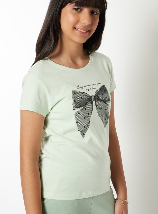 Buy Girls Printed T-shirt Online at just Rs. 199.0 - 1000015360493 ...