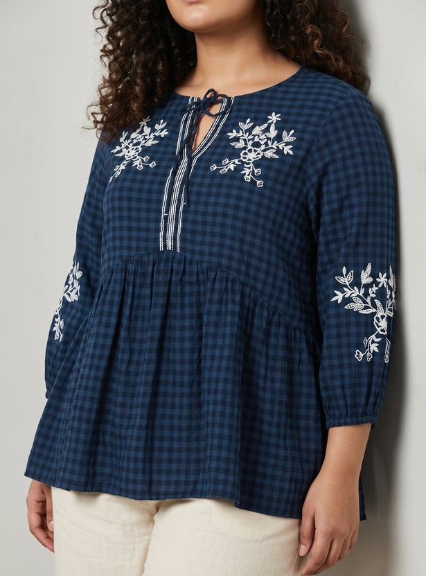 Buy Women Embroidered Top Online at just Rs. 999.0 - 1000016590609 ...
