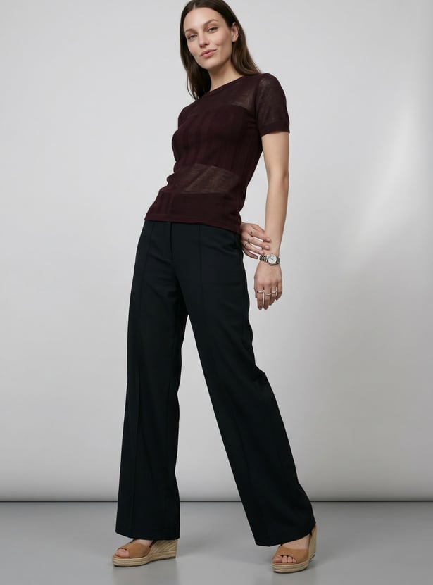 Buy Women Striped Knit Top Online at just Rs. 399.0 - 1000016689773 ...